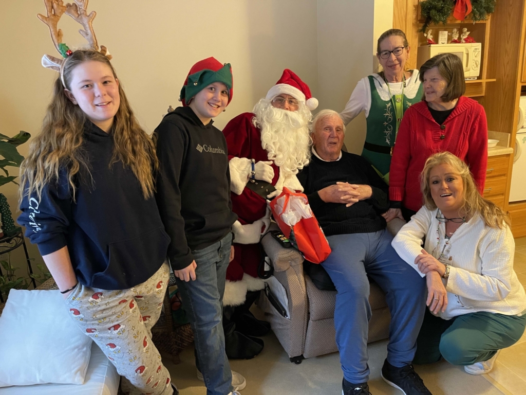 Santa Visits Campus | St. Paul's Greenville
