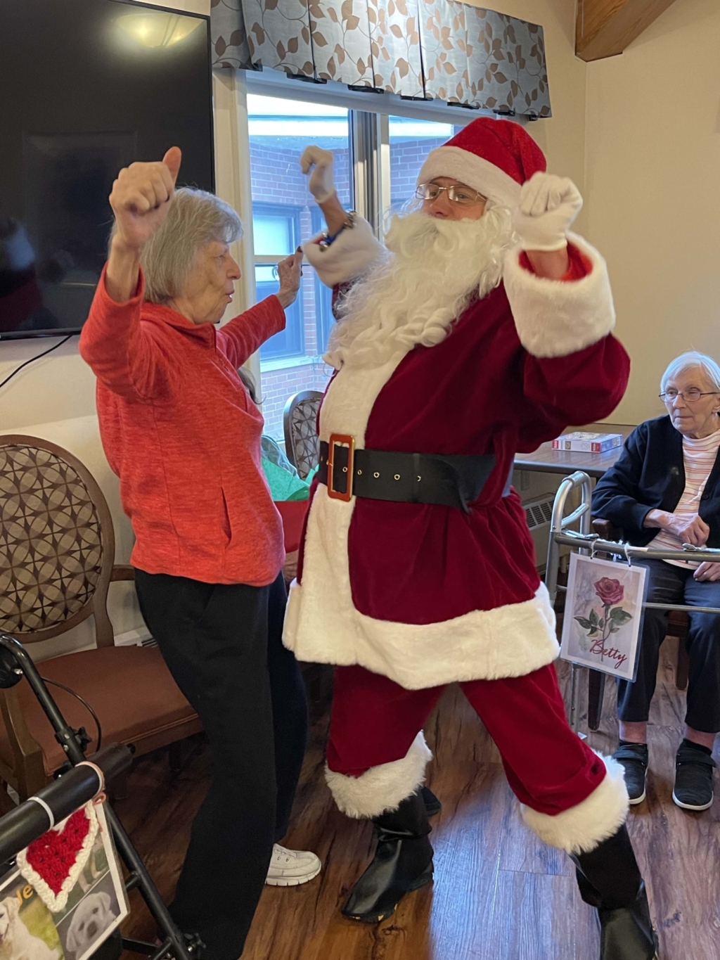 Santa Visits Campus | St. Paul's Greenville