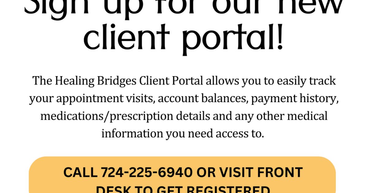 Client Information and Resources │ Healing Bridges | My Healing Bridges