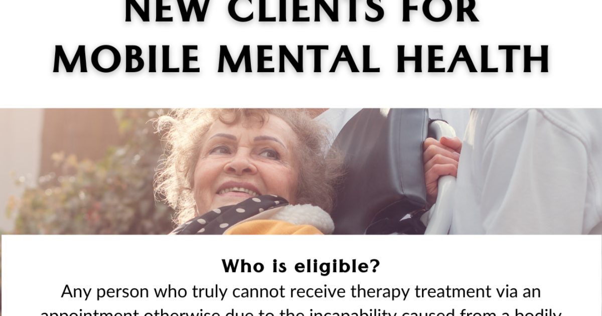 Our Mobile Mental Health Therapy Services (MMHT) │ Healing Bridges | My ...