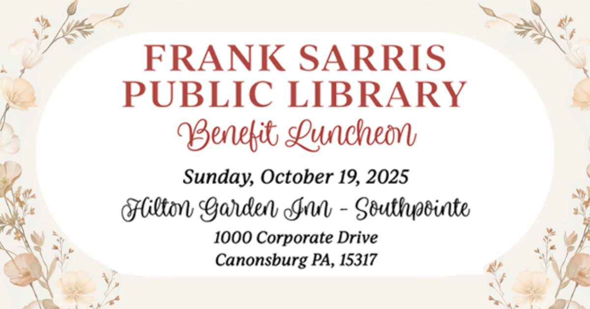Frank Sarris Public Library Benefit Luncheon 2025 | Frank Sarris Public ...
