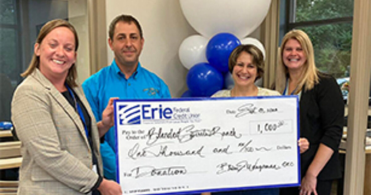 Blended Spirits Ranch donation | Erie FCU